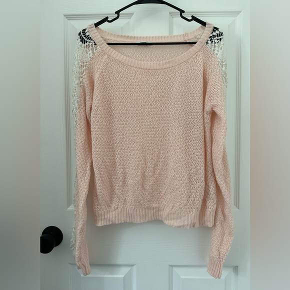 dELiA*s | Sweaters | Delias Sweater With Crochet Detail | Poshmark